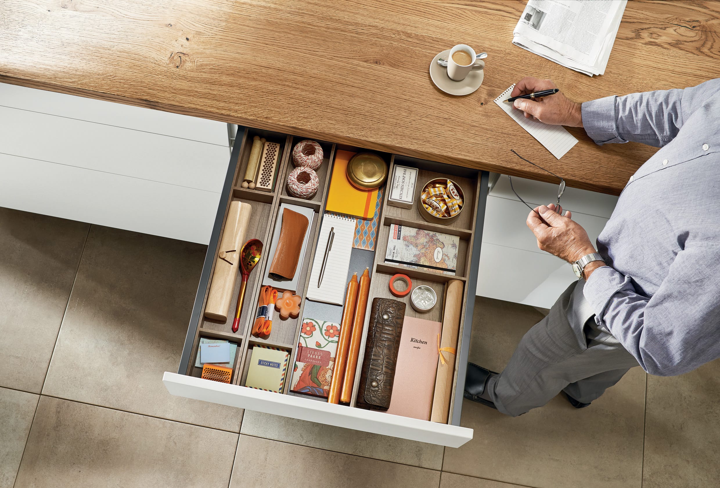 Ambia Line: Blum's Inner Dividing System for better drawer organization ...