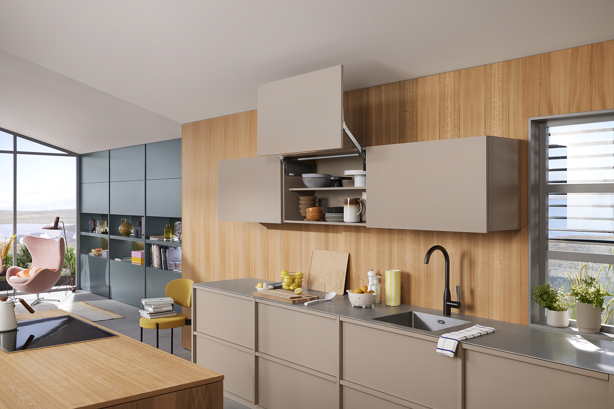 AVENTOS, lift systems innovatively staged | Blum