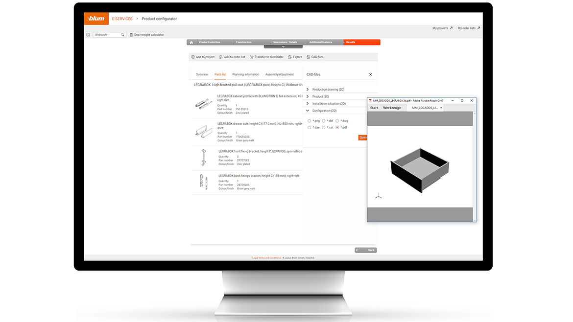 Dịch vụ Dữ liệu CAD/CAM | Blum
