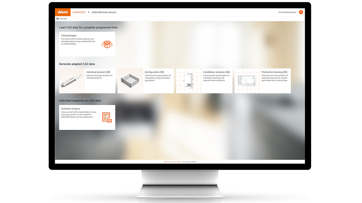 Servis za CAD/CAM podatke | Blum