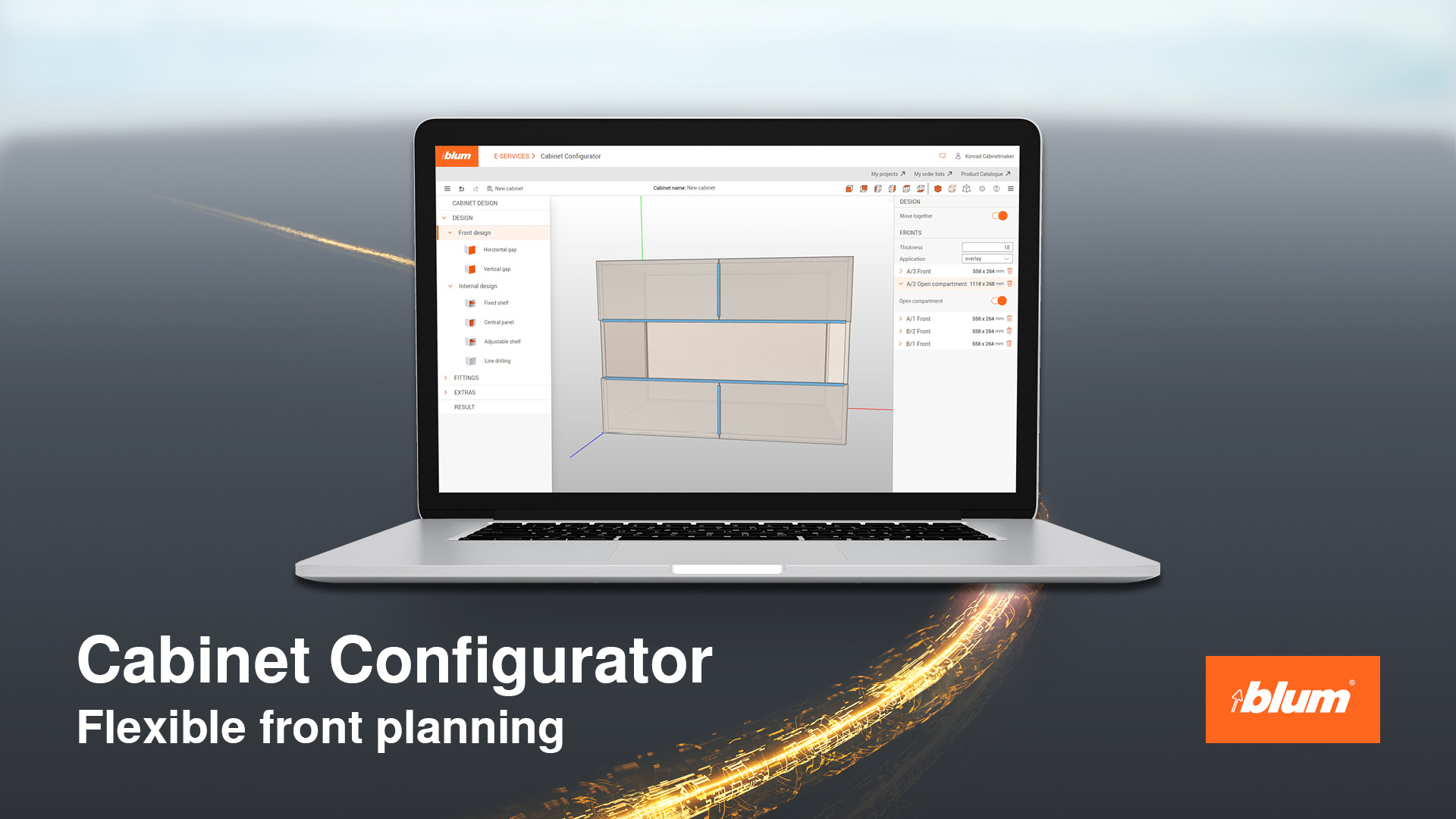Konfigurator korpusów | Blum