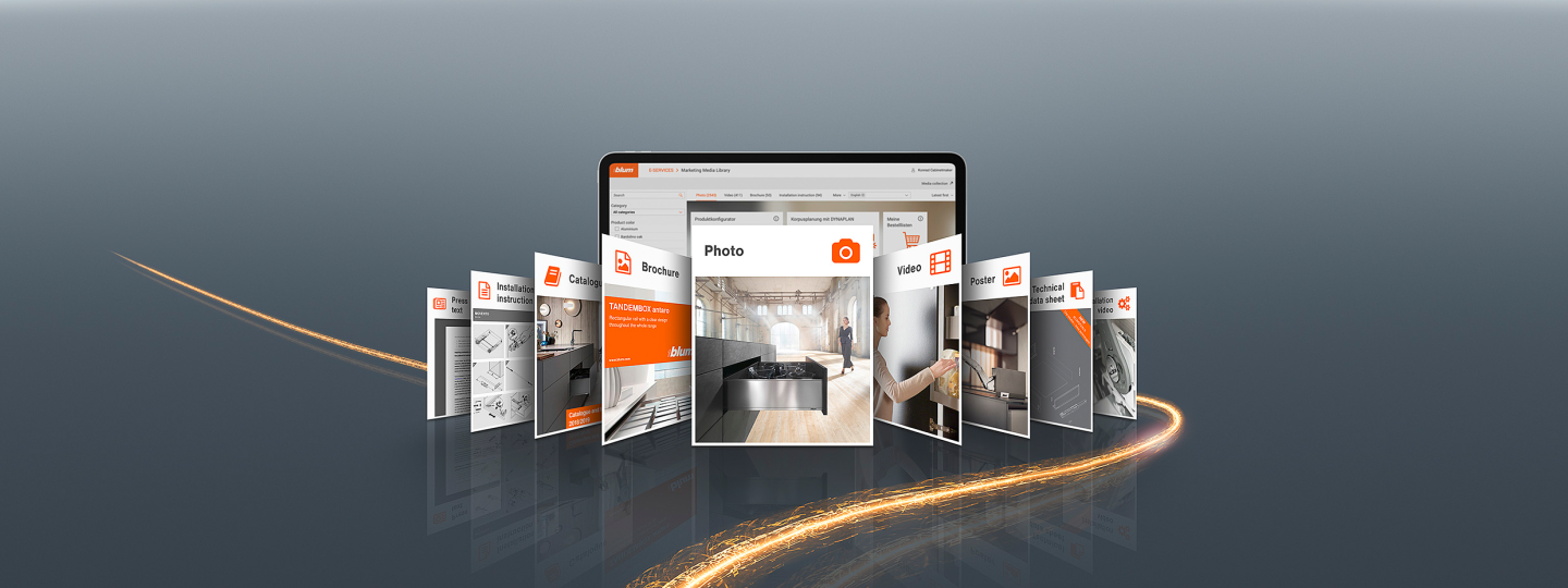 New Interface Enhances Use of Blum’s Marketing Media Library | Blum