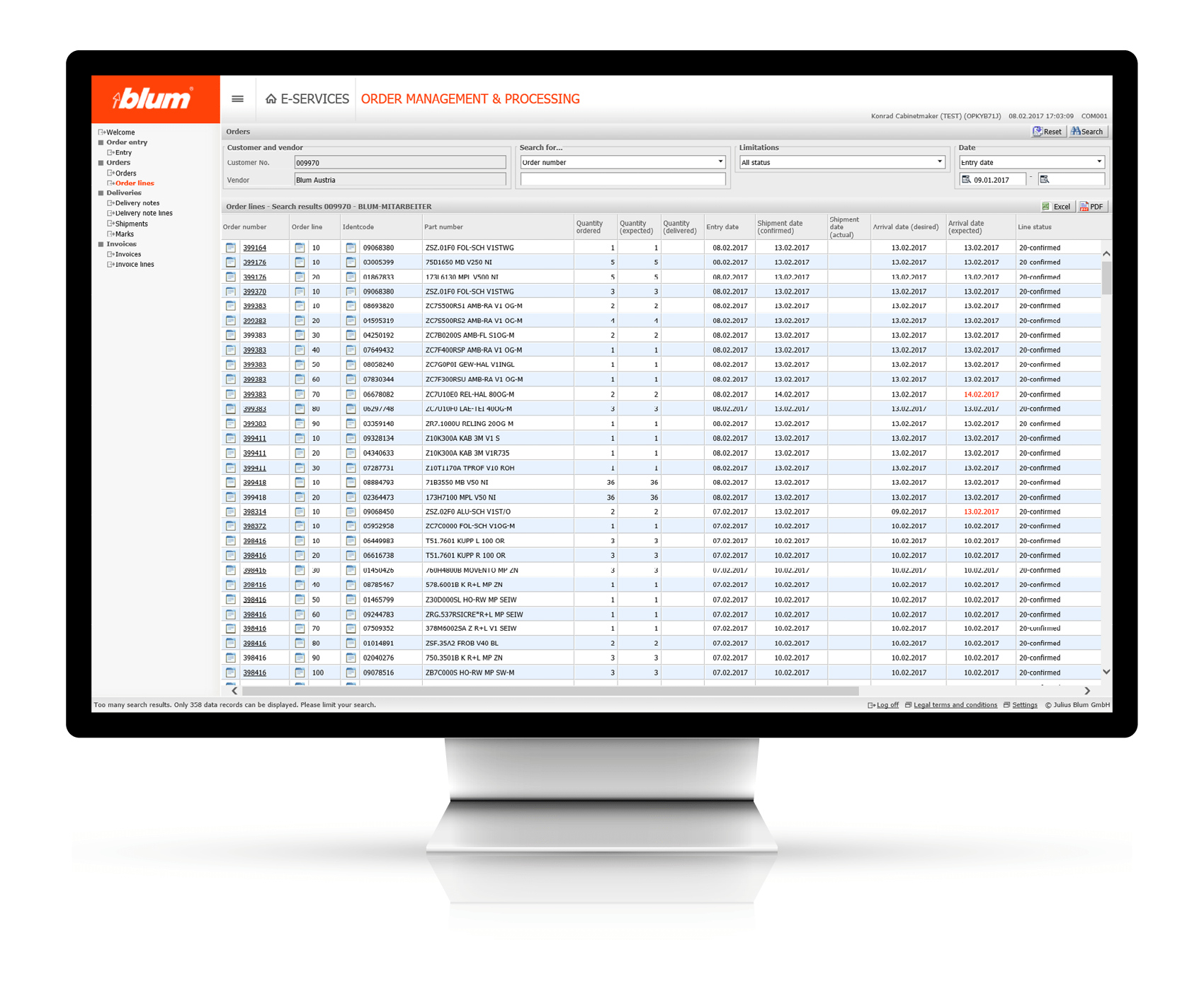Order Management | Blum