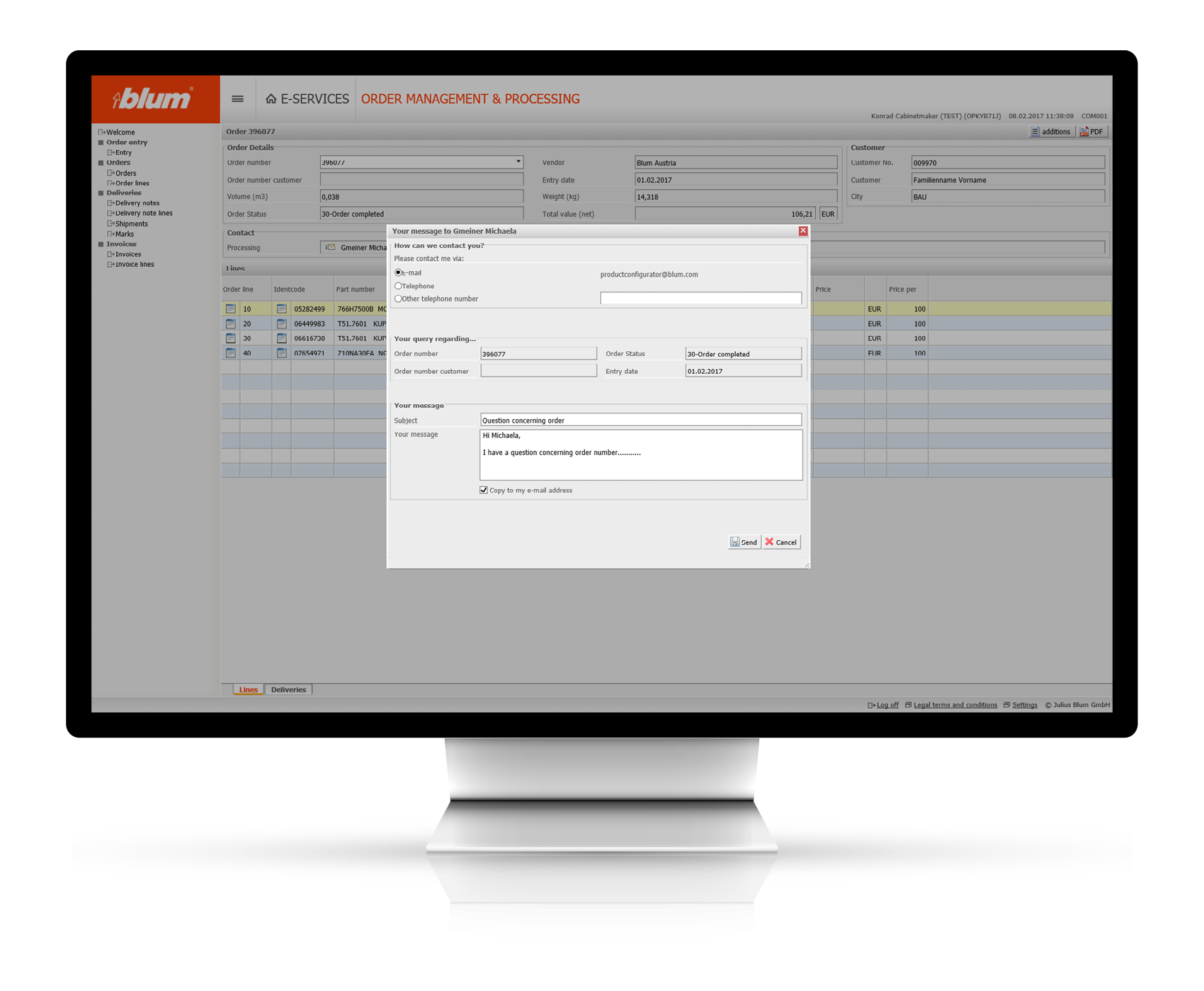 Order Management | Blum