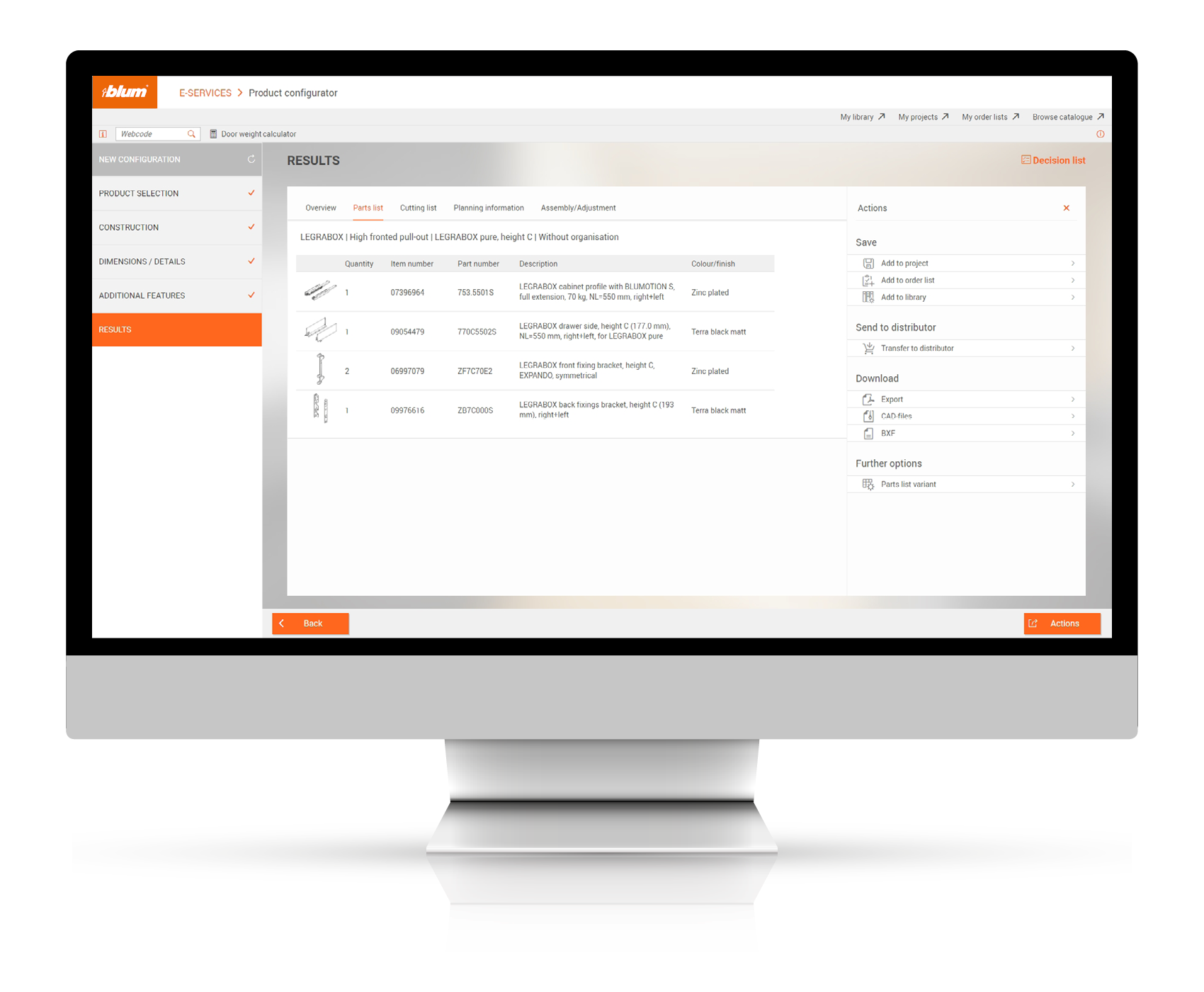 Product Configurator | Blum