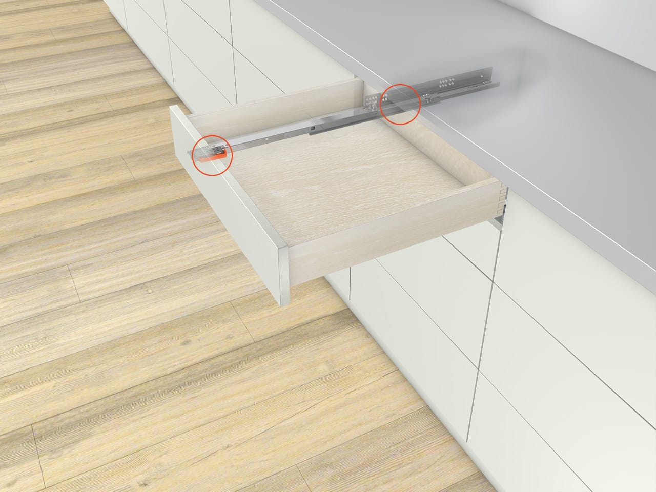 Blum-geleiders met zekerheid herkennen | Blum