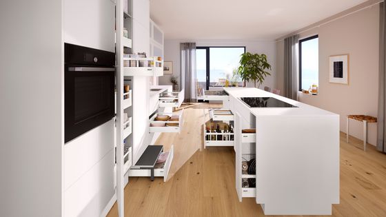 Cabinet applications for more storage space | Blum