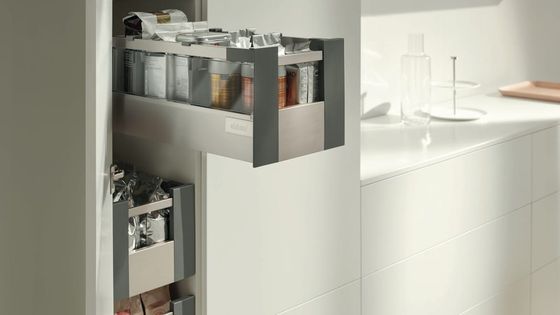 Tall Pantry Unit for Kitchens – Tall Cabinet Storage with SPACE TOWER ...