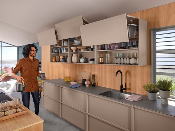 AVENTOS, lift systems innovatively staged | Blum