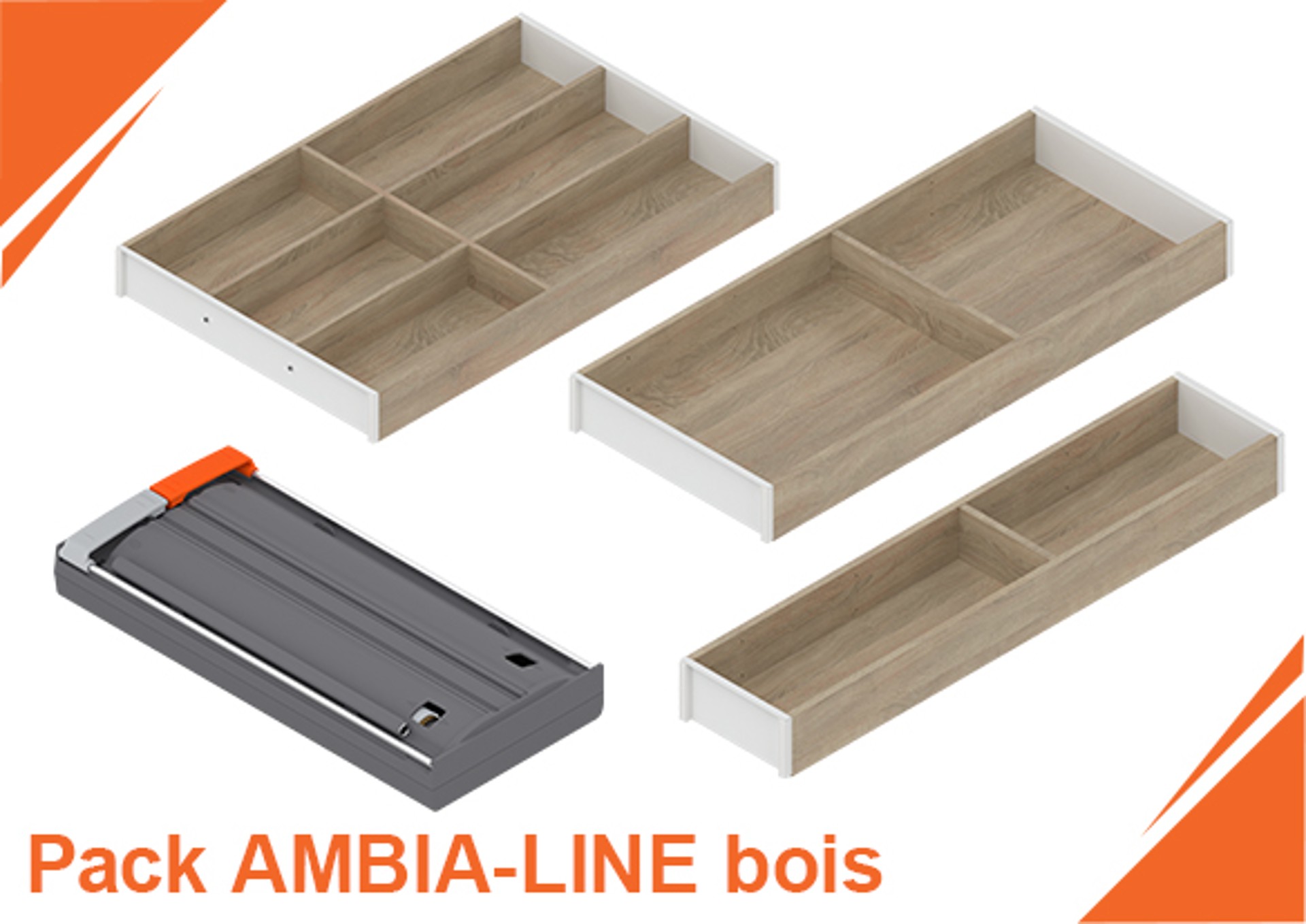 Set aménagement intérieur AMBIA-LINE et ORGA-LINE | Blum