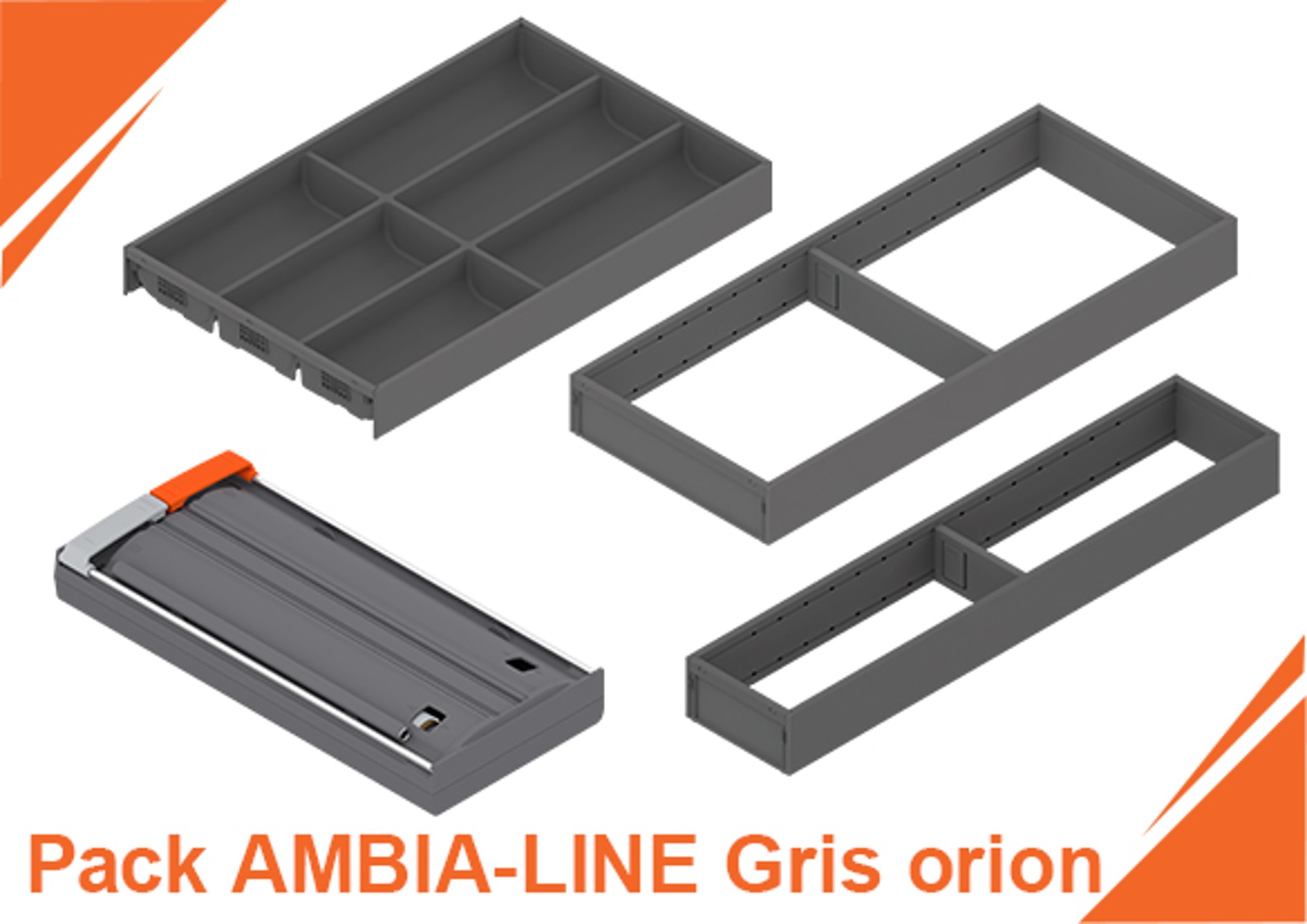 Pack aménagements intérieurs AMBIA-LINE et ORGA-LINE | Blum
